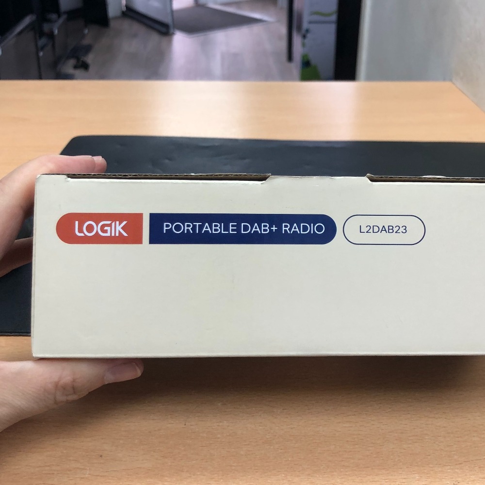 New Logik L2DAB16 Portable DAB FM Digital Radio - Black Mains/Battery ...